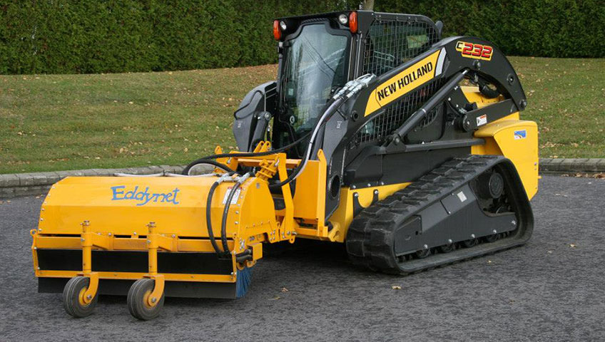 Eddynet | Front Mounted Hydraulic Central Deployment Sweeper Attachment ...